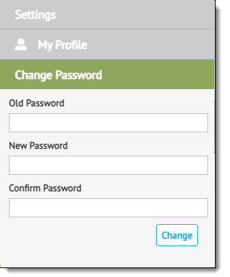 Changing your Password