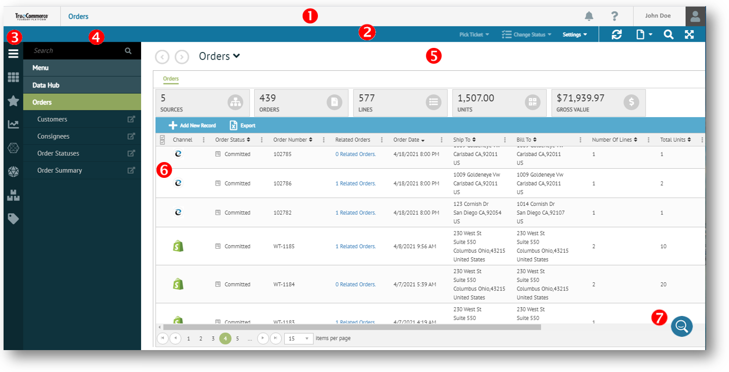 About the User Interface